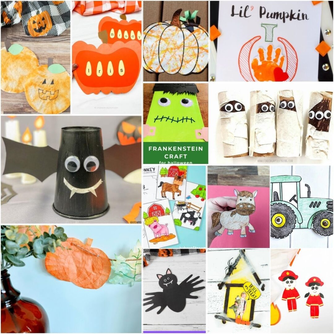 Fun and Educational October Themed Crafts for Kids