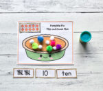 Printable Pumpkin Pie Counting Activity for Kids