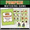 Printable Pumpkin Matching Game for Kids