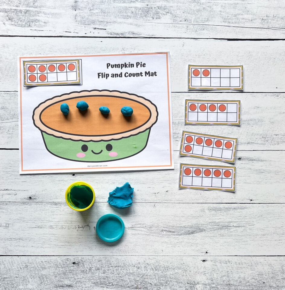 Printable Pumpkin Pie Counting Activity for Kids