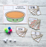 Printable Pumpkin Pie Counting Activity for Kids