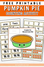 Printable Pumpkin Pie Counting Activity for Kids