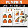 Free Printable Pumpkin Cutting Practice Worksheets