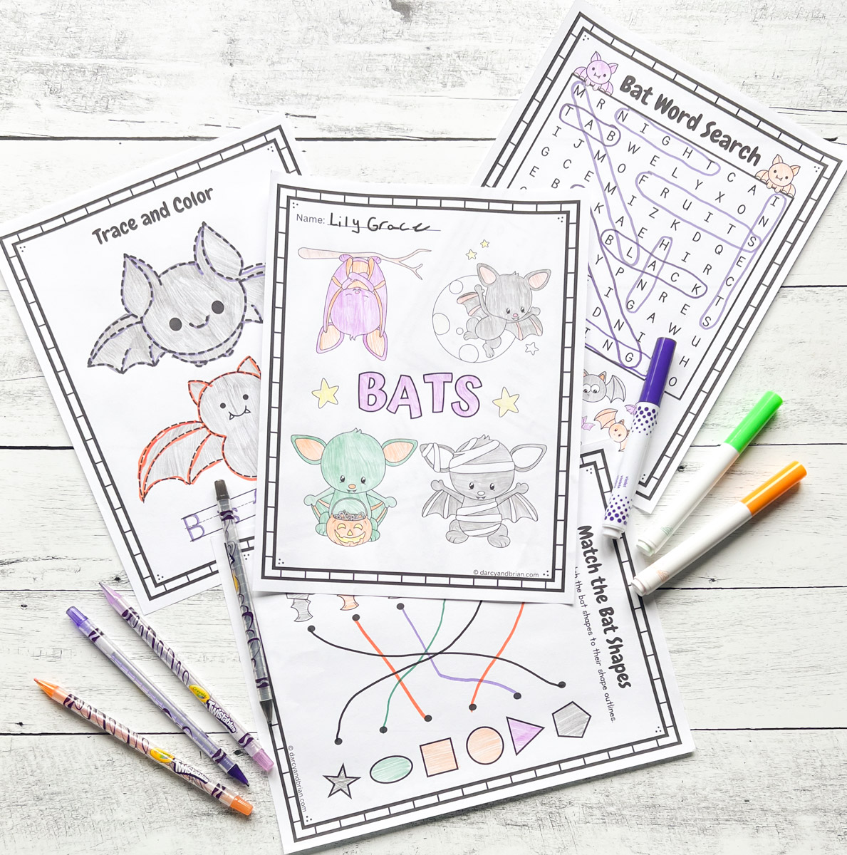 Free Printable Bat Worksheets For Kindergarten