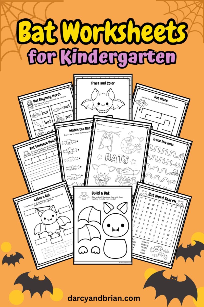 Free Printable Bat Worksheets For Kindergarten