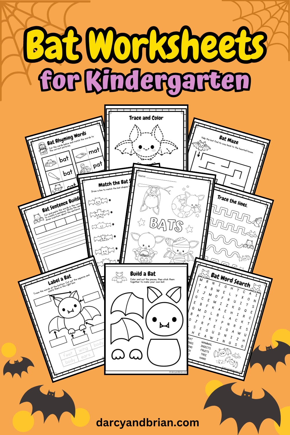Free Printable Bat Worksheets For Kindergarten