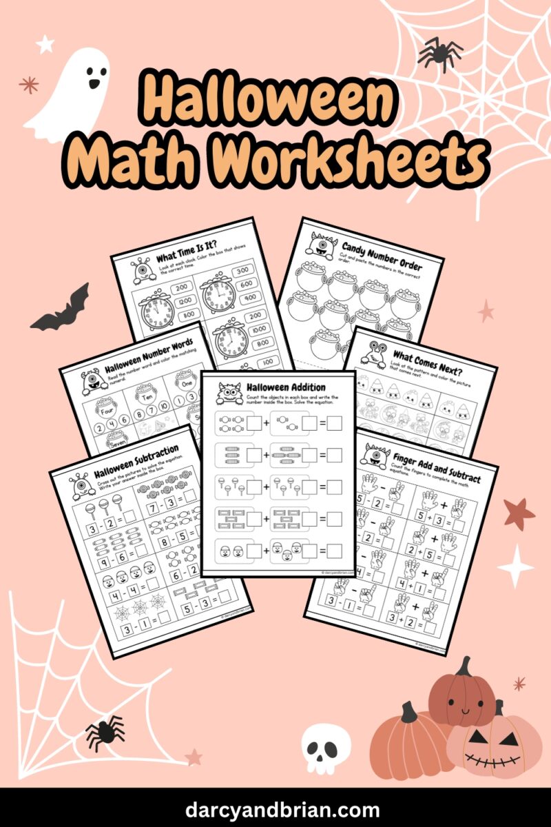 Free Halloween Math Worksheets For Kids