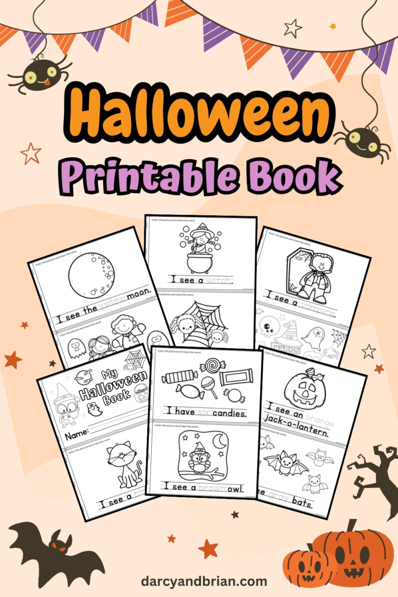 Halloween Printable Book | Free Preschool Activity Pages