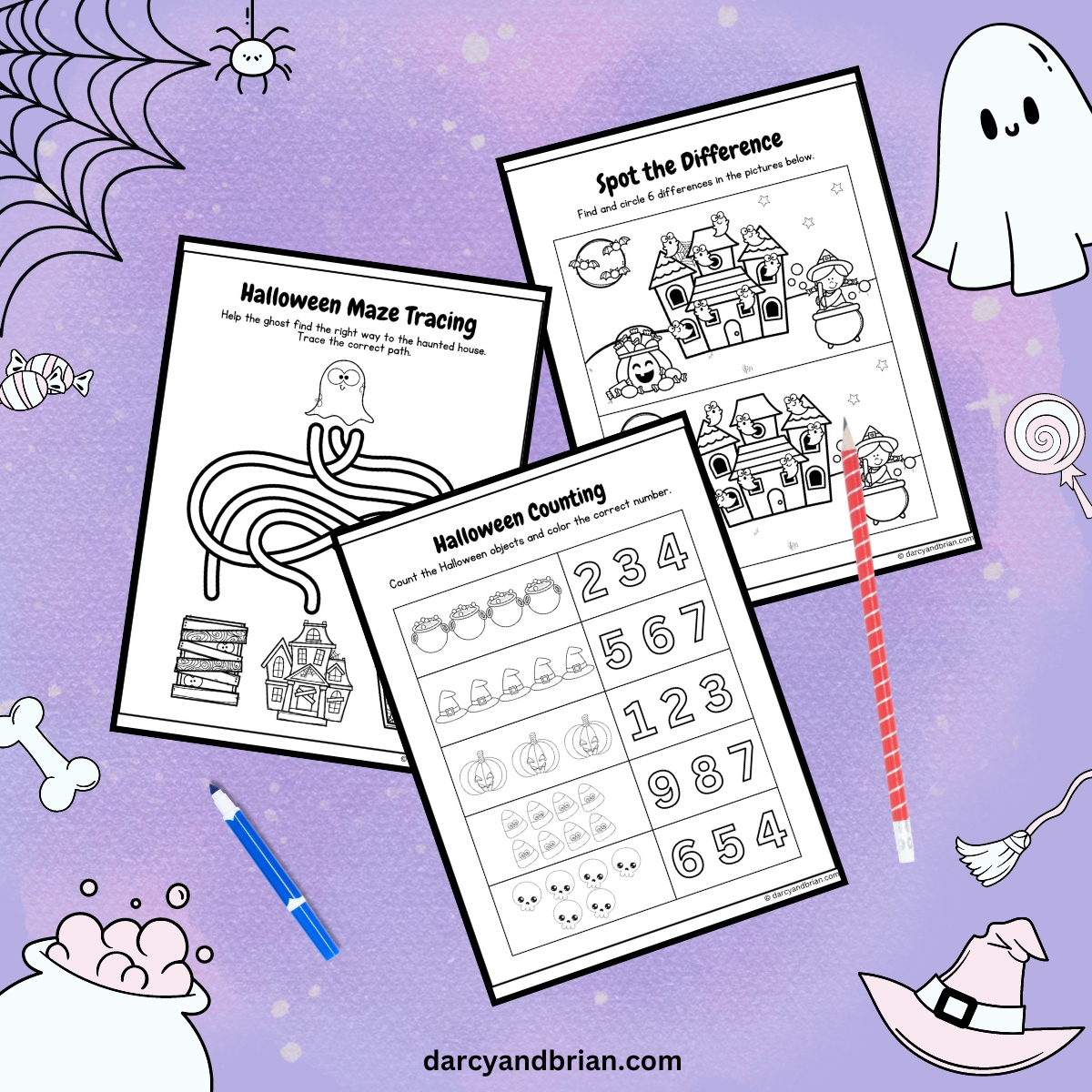 Halloween Worksheets For Preschool