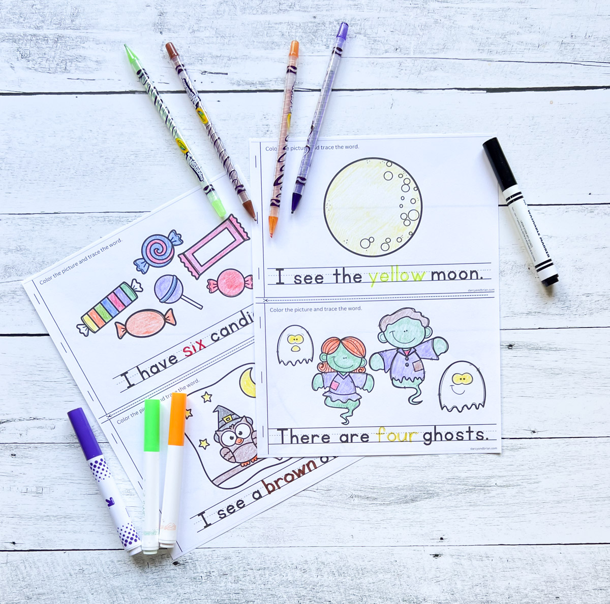 Halloween Printable Book | Free Preschool Activity Pages