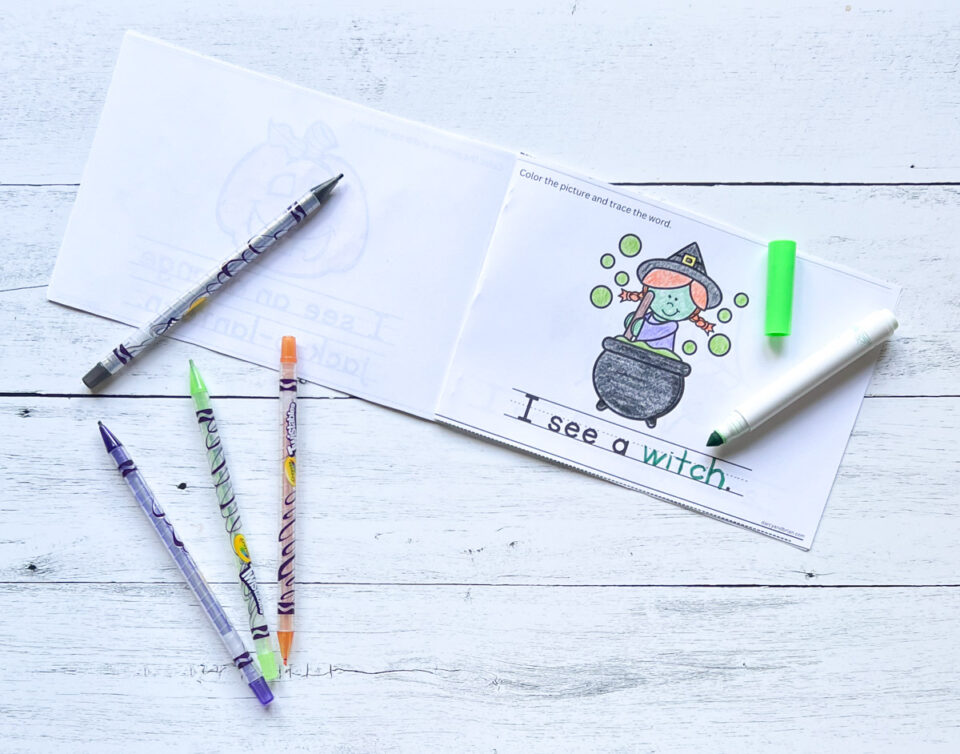 Halloween Printable Book | Free Preschool Activity Pages