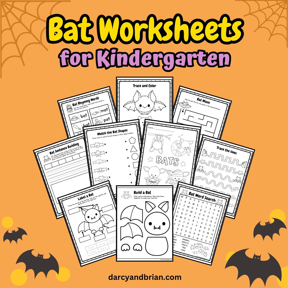 Free Printable Bat Worksheets For Kindergarten