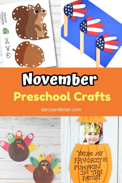 Fun & Easy November Preschool Crafts for Fall