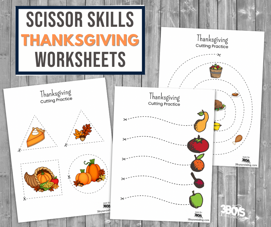 Free Thanksgiving Worksheets for Kids