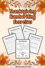 Thanksgiving Handwriting Worksheets