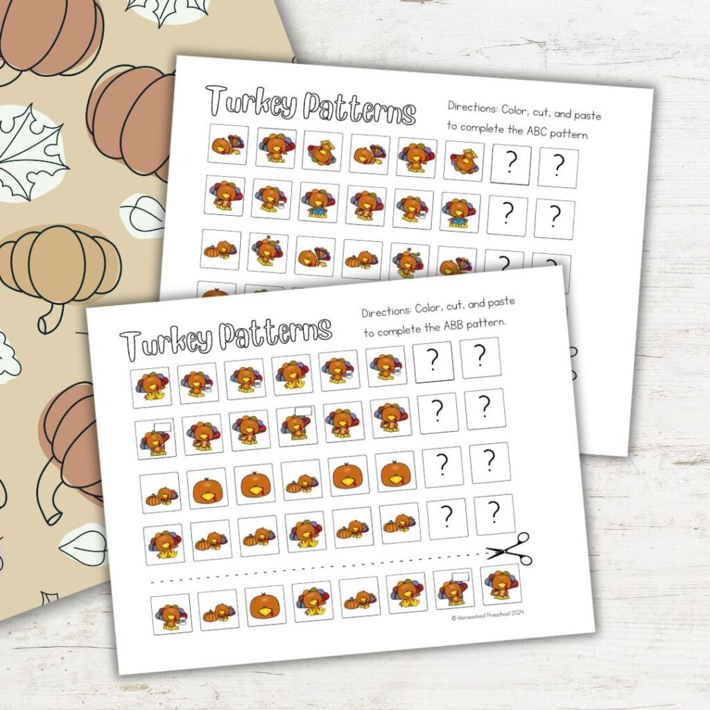 Free Thanksgiving Worksheets for Kids