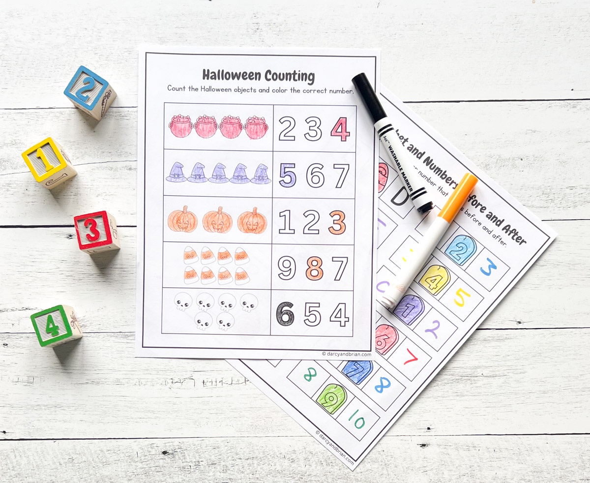 Halloween Worksheets For Preschool