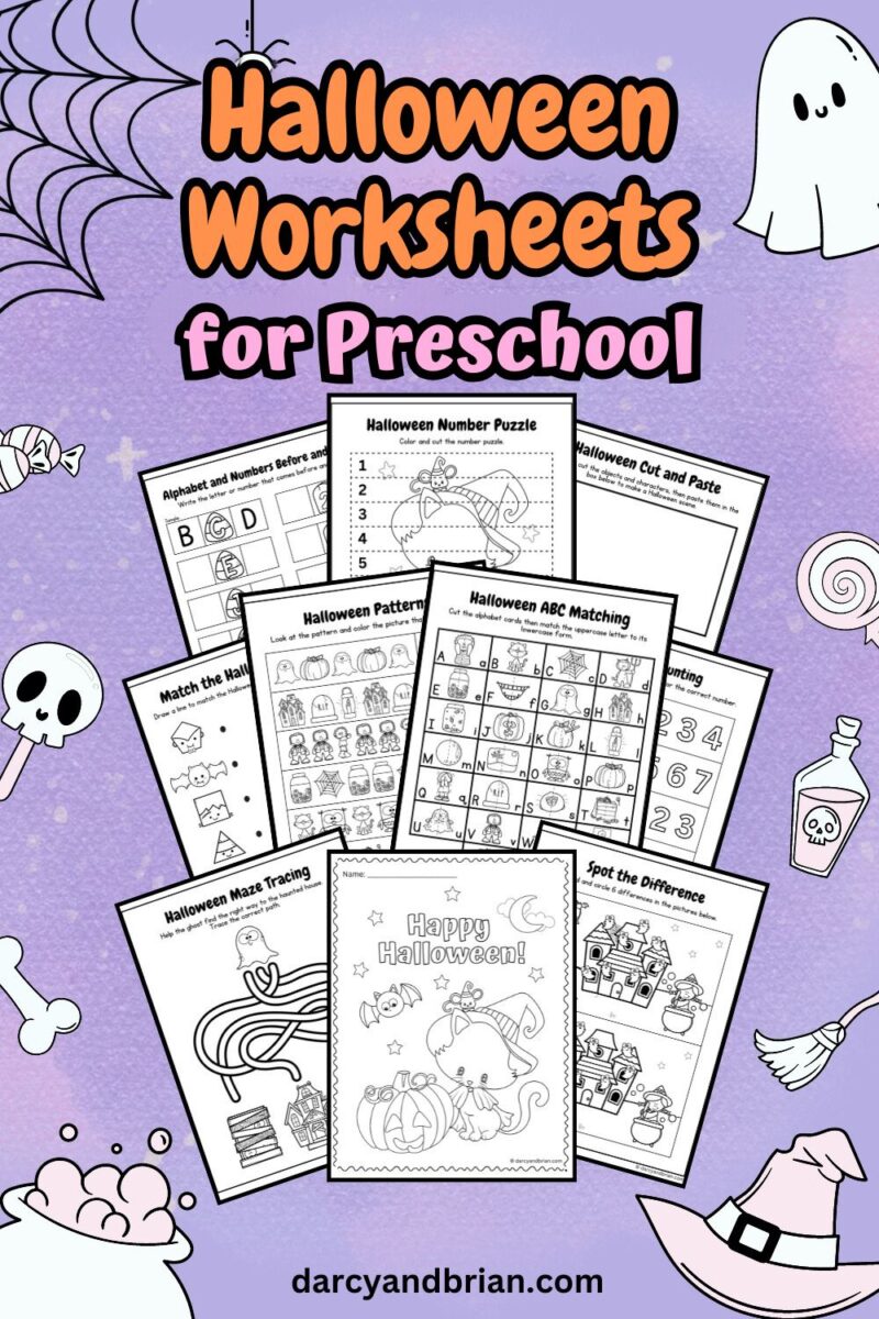 Halloween Worksheets For Preschool