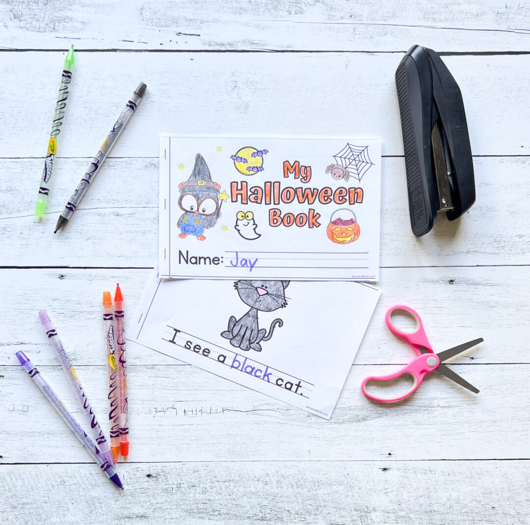 Halloween Printable Book | Free Preschool Activity Pages
