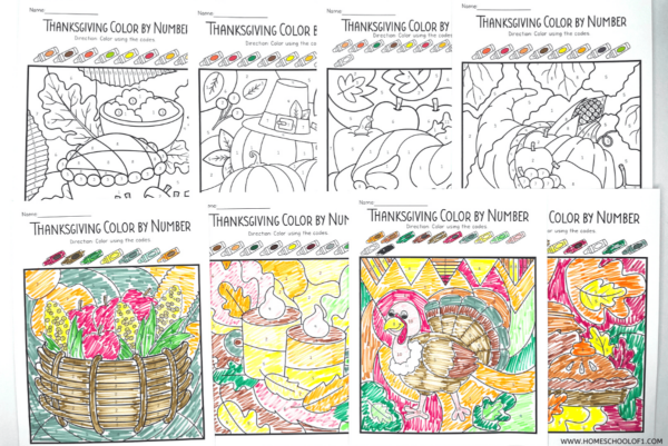 Free Thanksgiving Worksheets for Kids