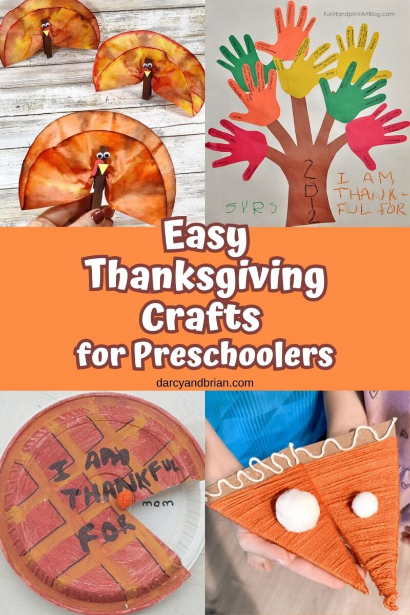 Easy Thanksgiving Crafts for Preschoolers