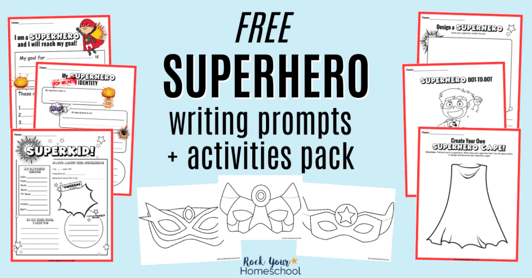 Free Printable Superhero Activity Sheets for Kids