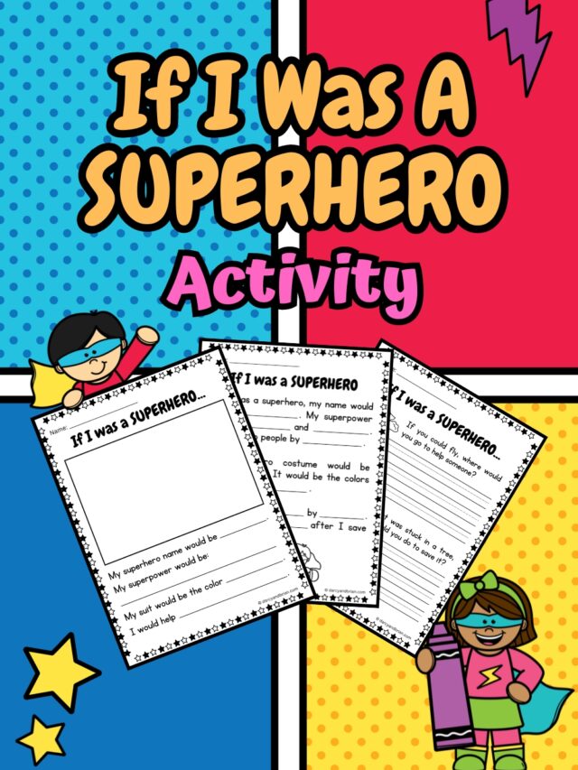 Superhero Math Activities for Preschoolers