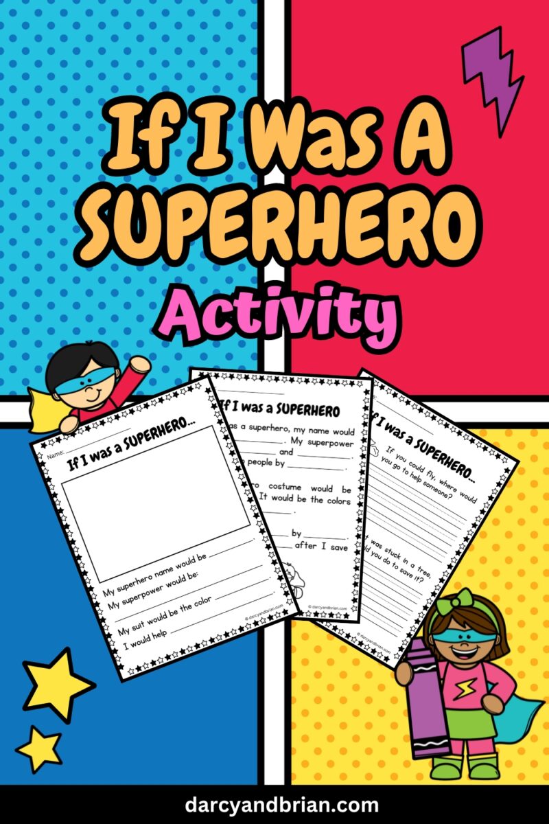 If I Was A Superhero Activity | Creative Writing for Kids