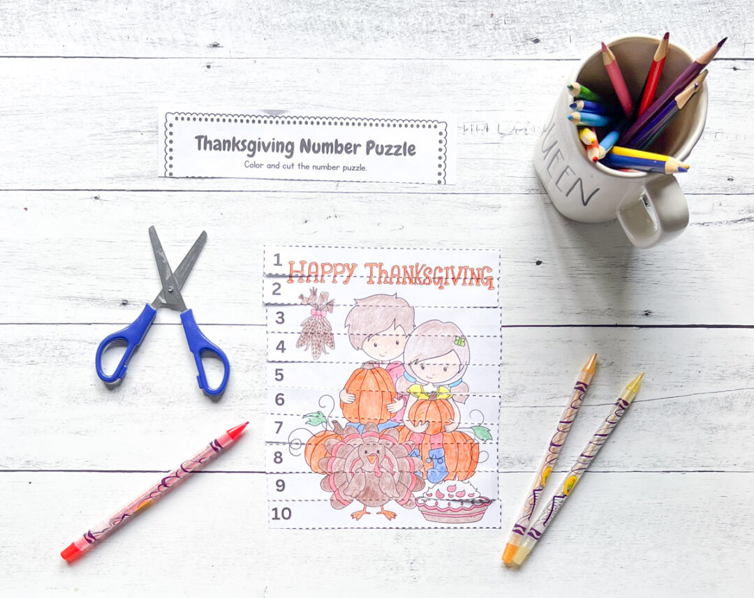 Thanksgiving Printables For Preschoolers