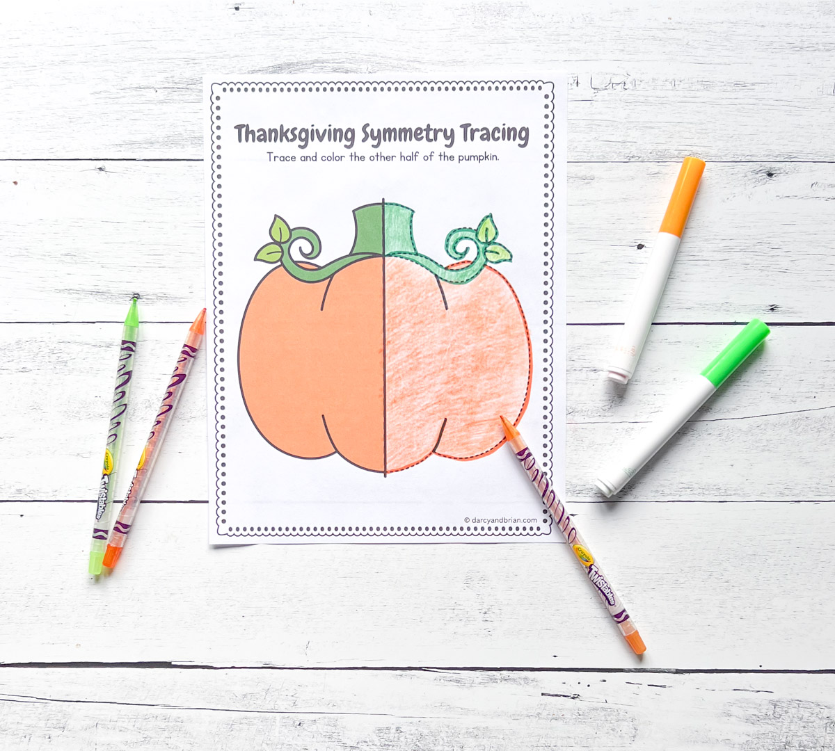 Thanksgiving Printables For Preschoolers