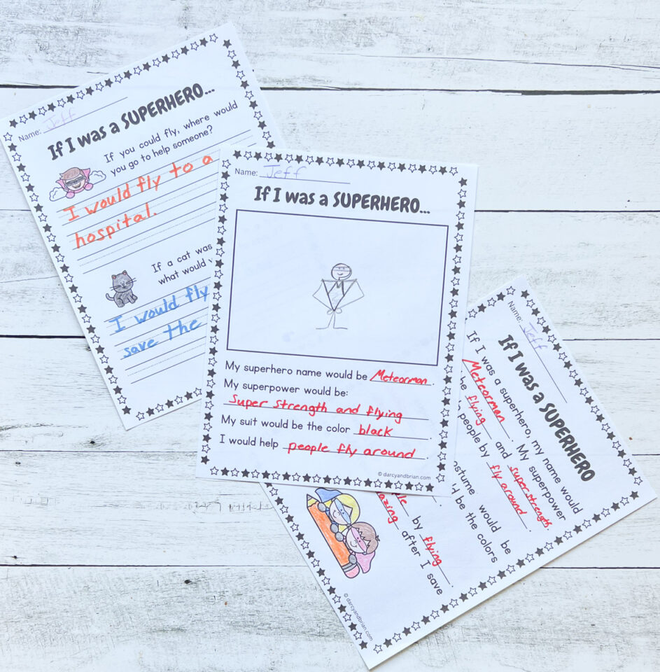 If I Was A Superhero Activity | Creative Writing for Kids