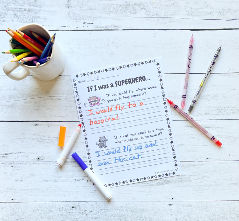 If I Was A Superhero Activity | Creative Writing for Kids