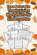 Free Printable Thanksgiving Worksheets for Kindergarten