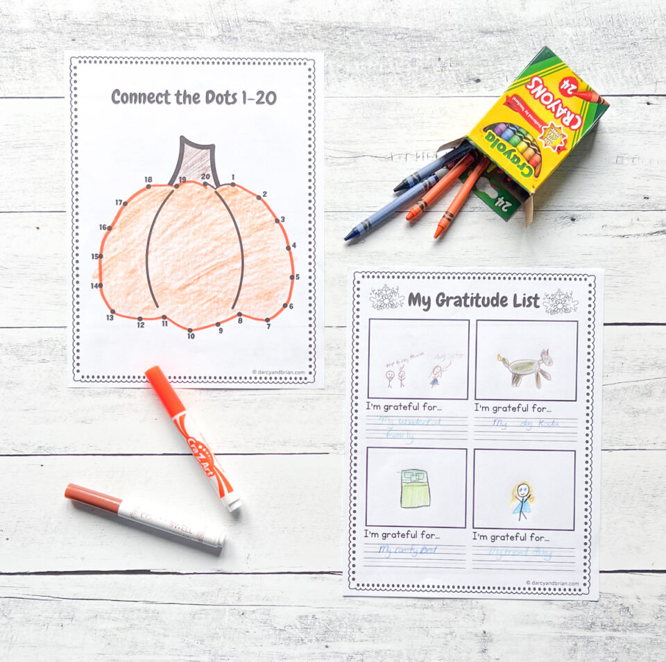 Free Printable Thanksgiving Worksheets for Kindergarten