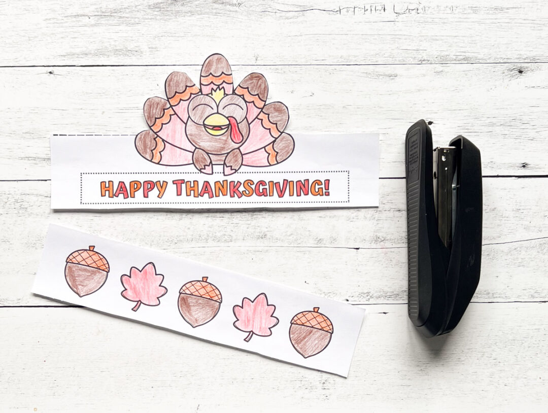 Free Printable Turkey Crown for Kids