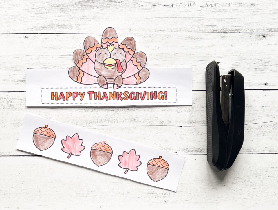 Free Printable Turkey Crown for Kids