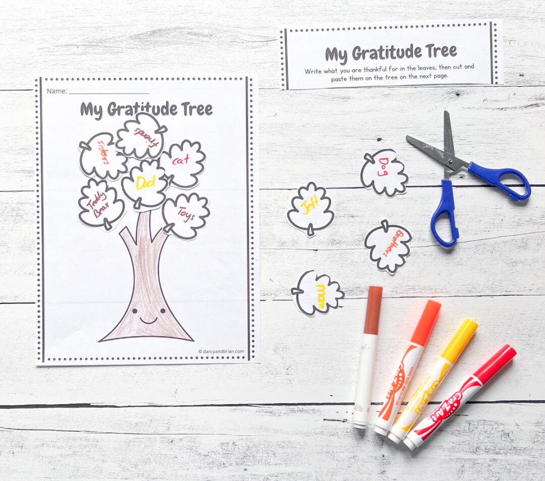 Gratitude Activity Sheets for Kids