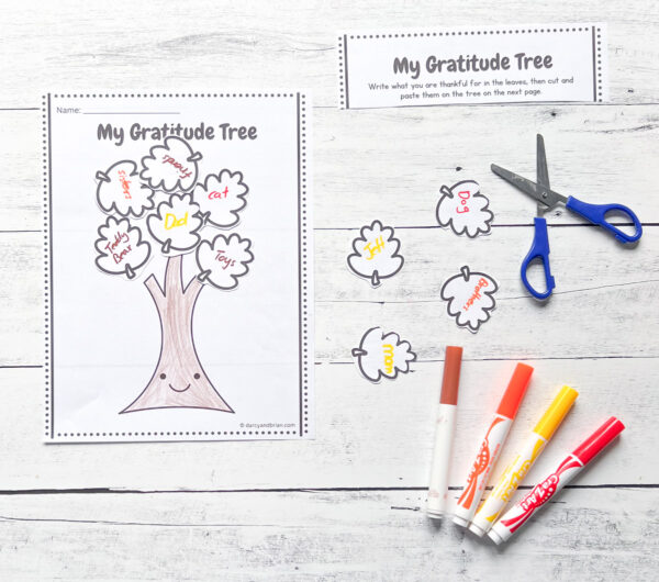 Gratitude Activity Sheets for Kids