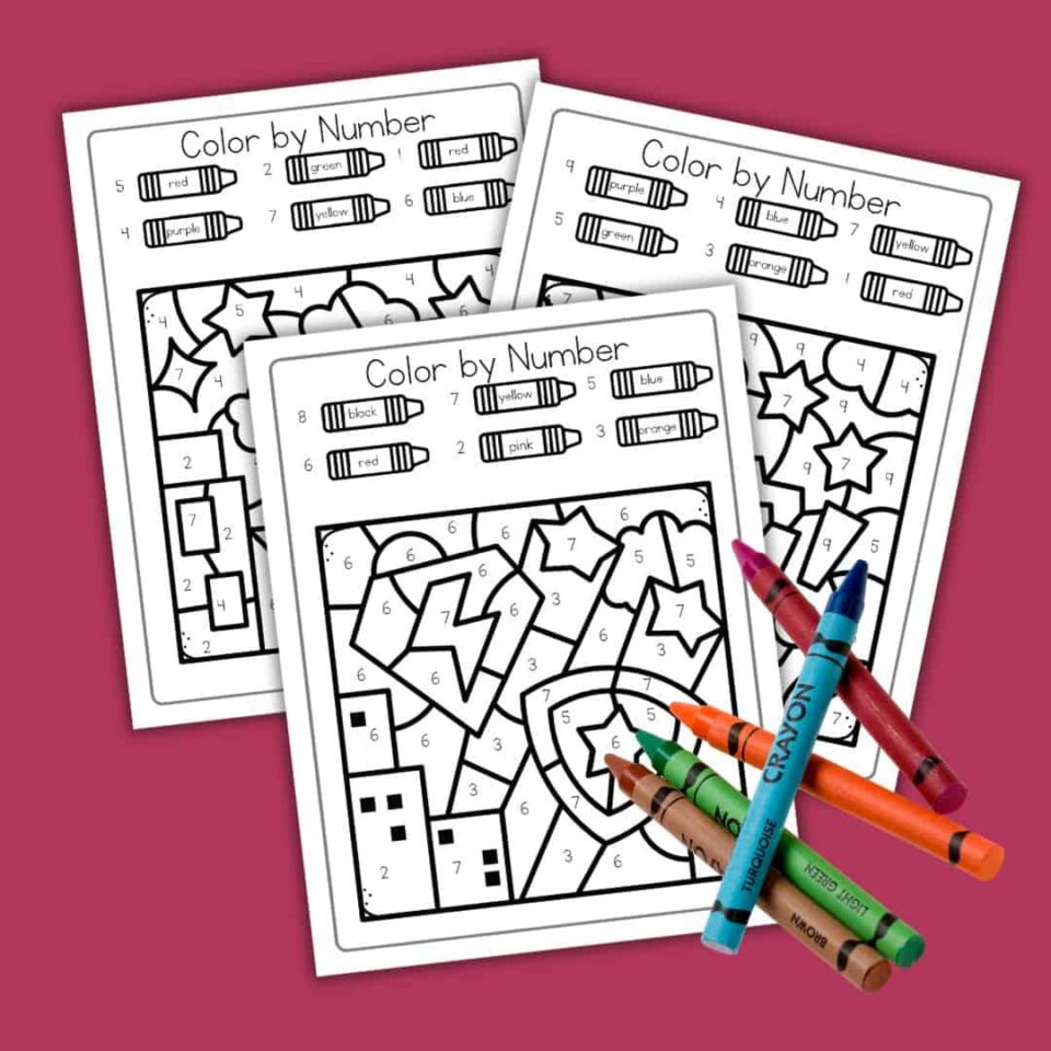 Free Printable Superhero Activity Sheets for Kids