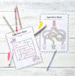 Superhero Activity Pages for Kids