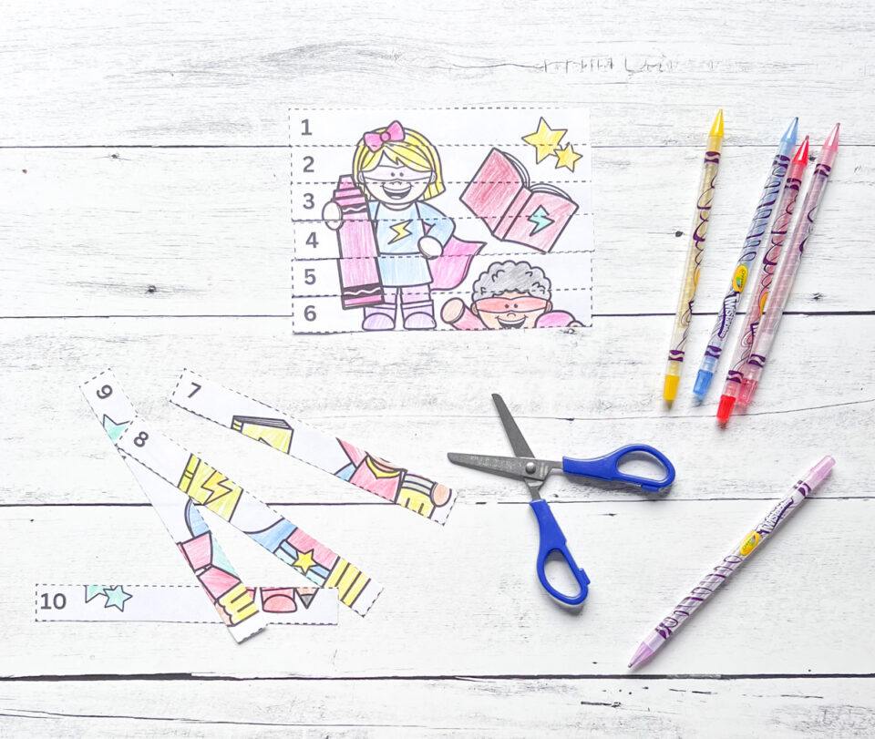 Superhero Activity Pages for Kids