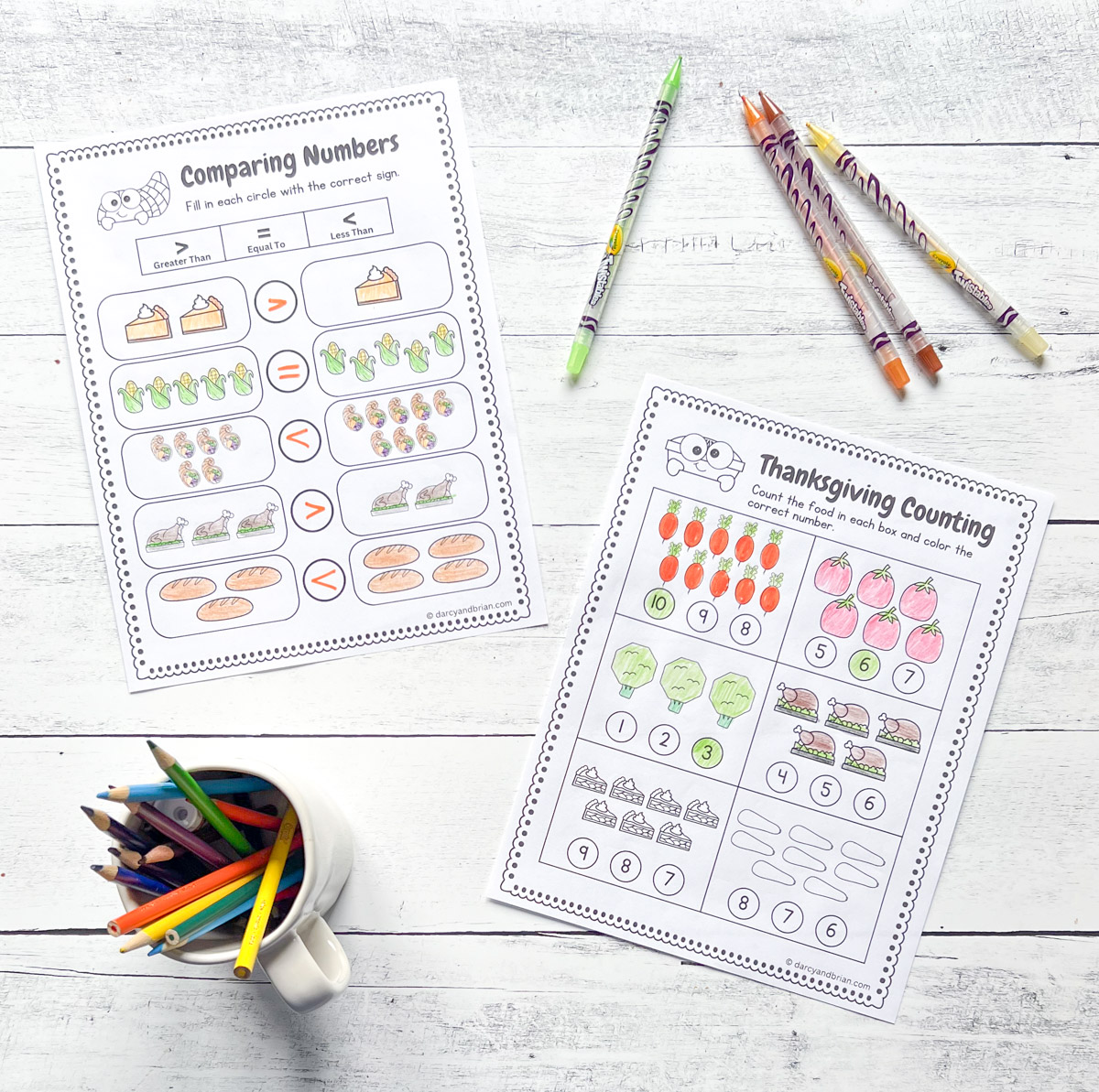 Thanksgiving Math Worksheets | Free Printables for Kids