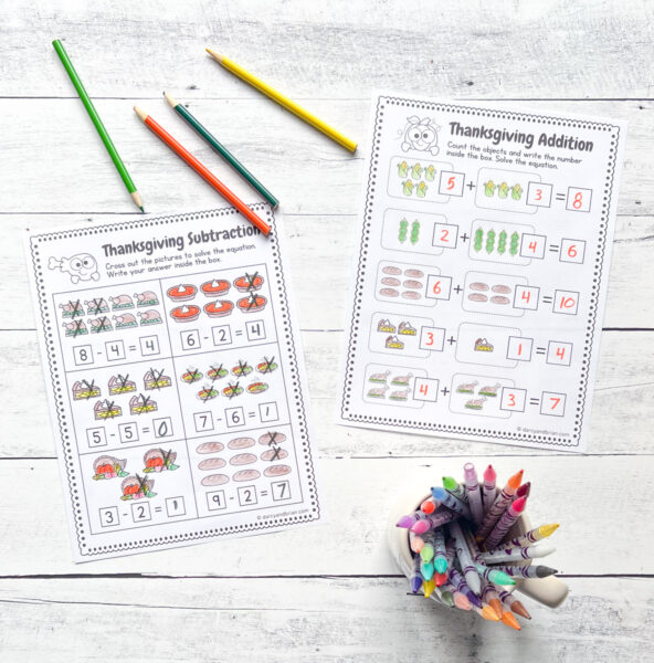 Thanksgiving Math Worksheets | Free Printables for Kids