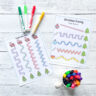 Christmas Tree Tracing Worksheets | Pencil Control Printables