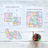 Printable Christmas Tree Math Puzzle for Kids